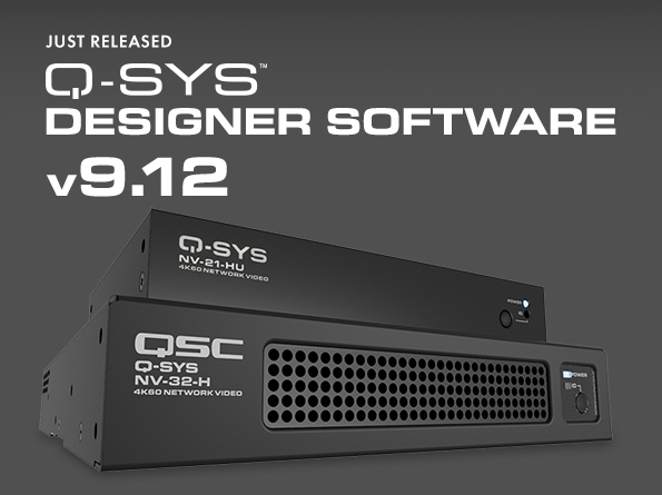 Q-SYS - Cloud-manageable Audio, Video and Control