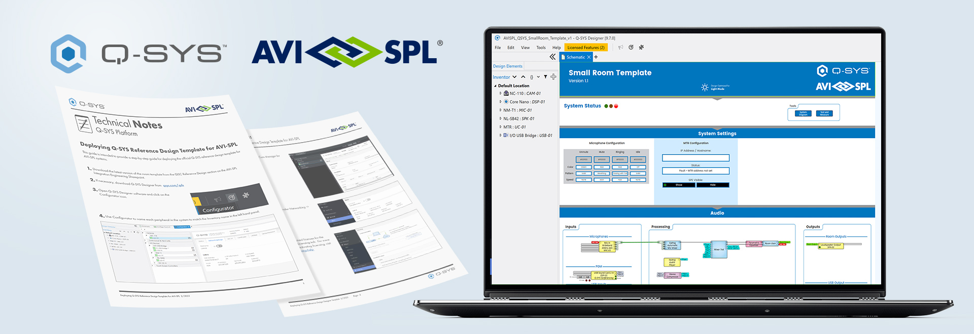 Q-SYS / AVI-SPL Reference Designs: Live Kickoff Event
