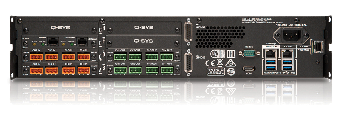 Q-SYS Core 510i Integrated Processor