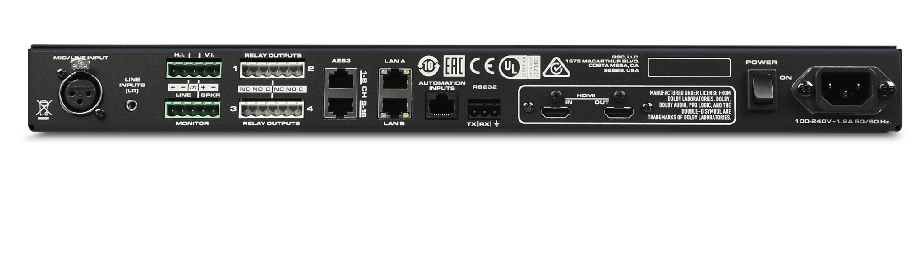 DCIO/DCIO-H - Audio (I/O Peripherals) - Products & Solutions - QSC