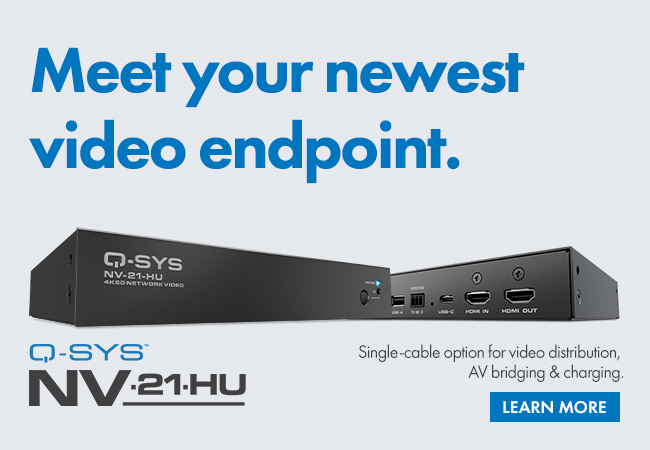 Q-SYS - Cloud-manageable Audio, Video and Control