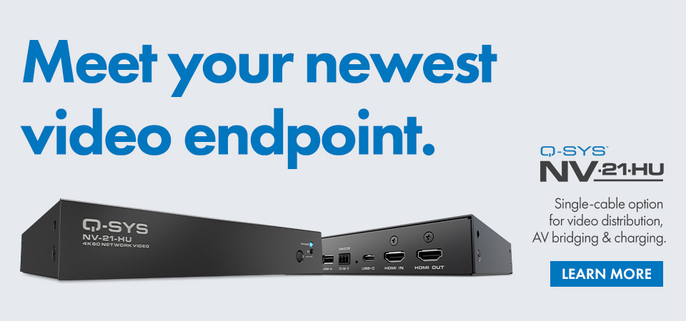 Q-SYS - Cloud-manageable Audio, Video and Control